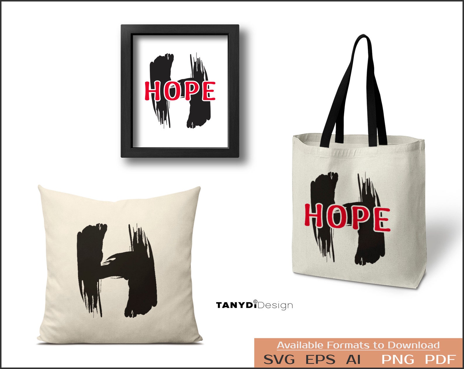 Hope SVG PNG EPS H-letter Sublimation Clipart Positive Svg - Etsy