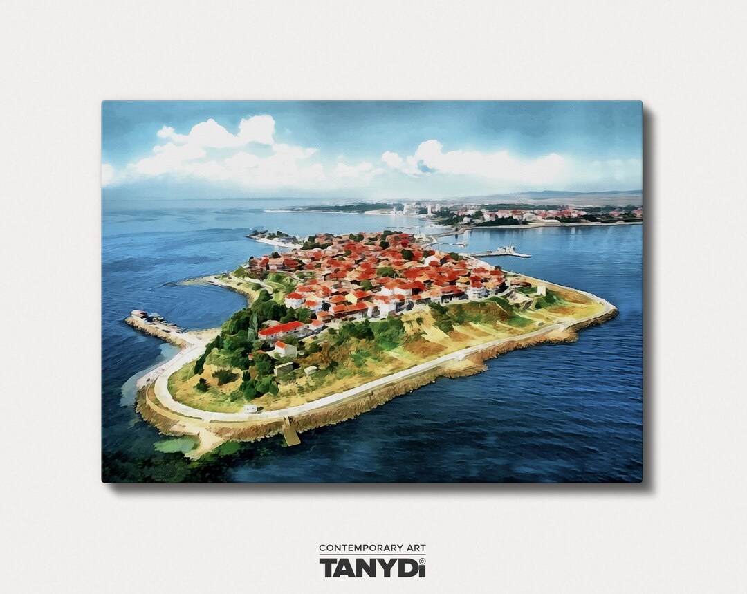 Island of Old Nessebar, Ancient City Scenery, Bulgaria Landscape Travel ...