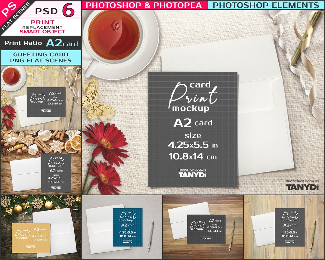 4.25x5.5in Greeting Card & Envelope on Table A2-card Vertical - Etsy