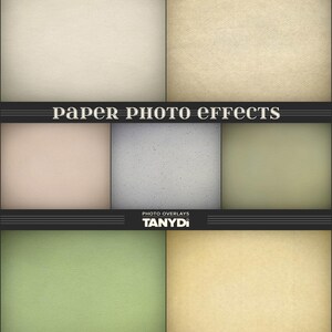 Dark Cinematic & Paper Photo Effects, Bundle of 68 JPEG Photography ...