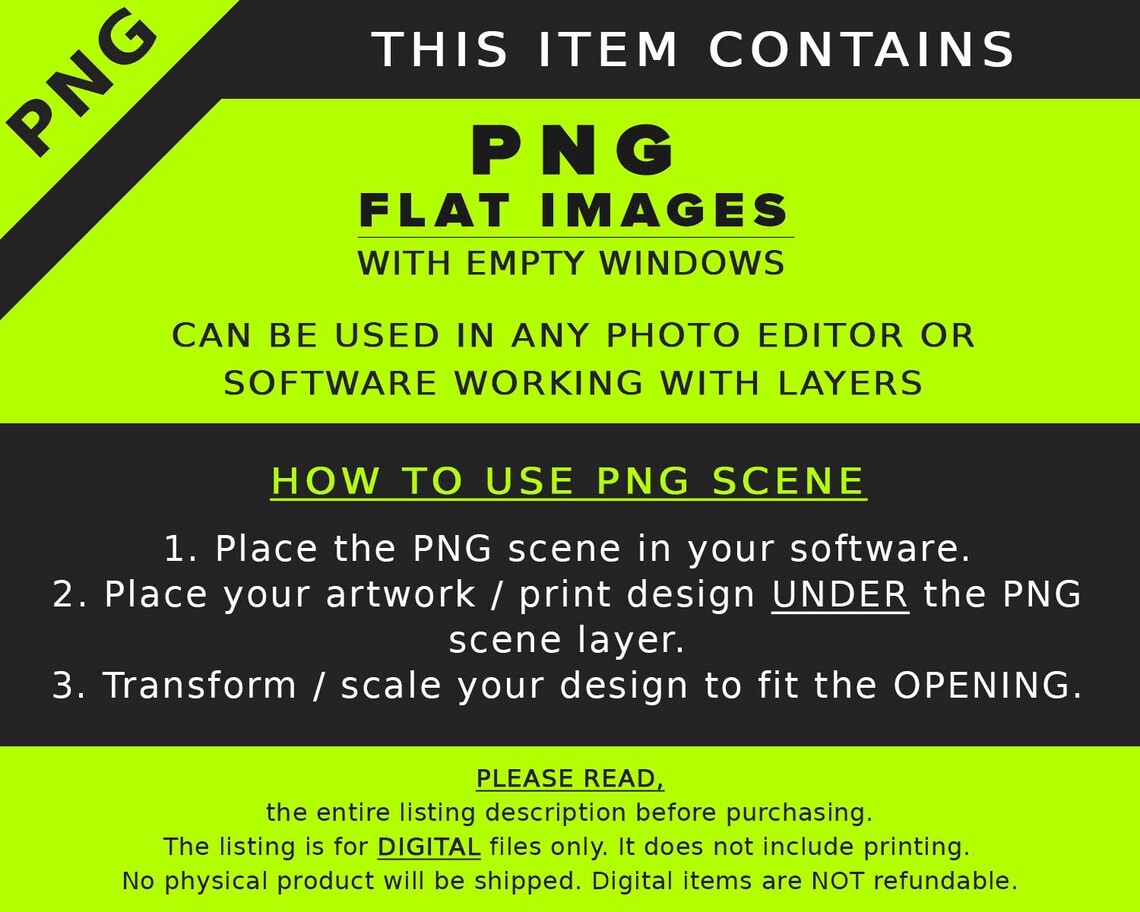 Set of 5 Vertical Horizontal Frames Blank Frame on Interior - Etsy