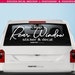 White Car Rear Window, Photoshop Photopea Sticker Decal Mockup, Glass ...