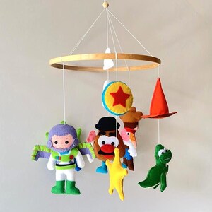 Toy Story Baby Mobile - Handmade Felt Crib Mobile - Buzz Lightyear ...