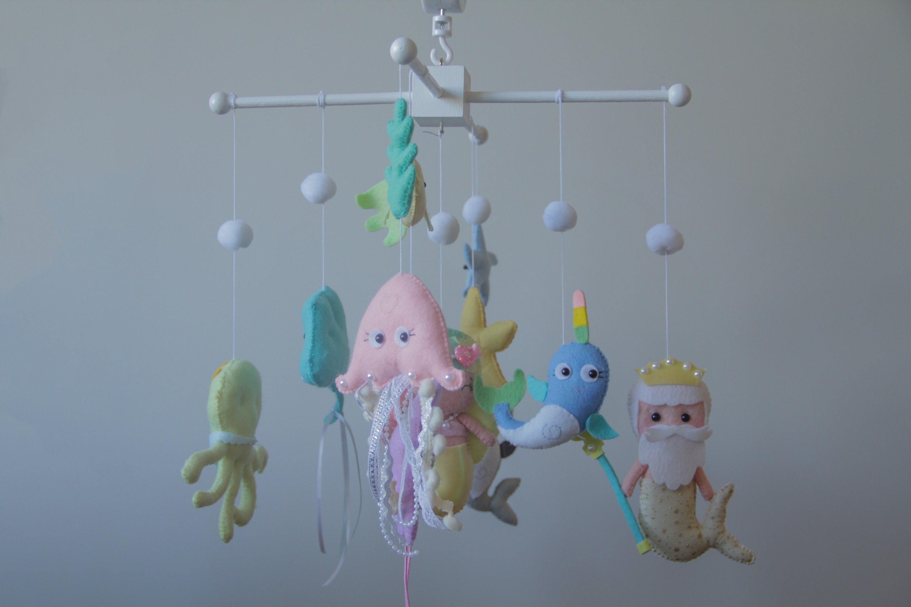 Ocean Baby Mobile Sea Creatures Mobile Cot Mobile-turtle | Etsy