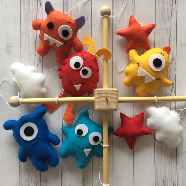 Monster Mobile - Etsy