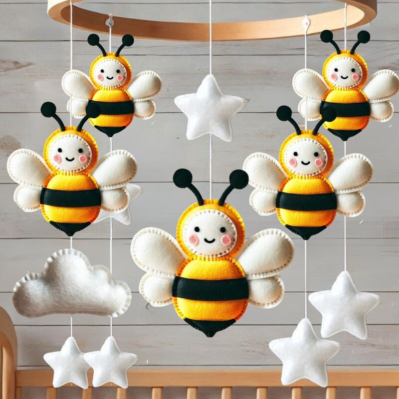 Bee Baby Mobile - Etsy