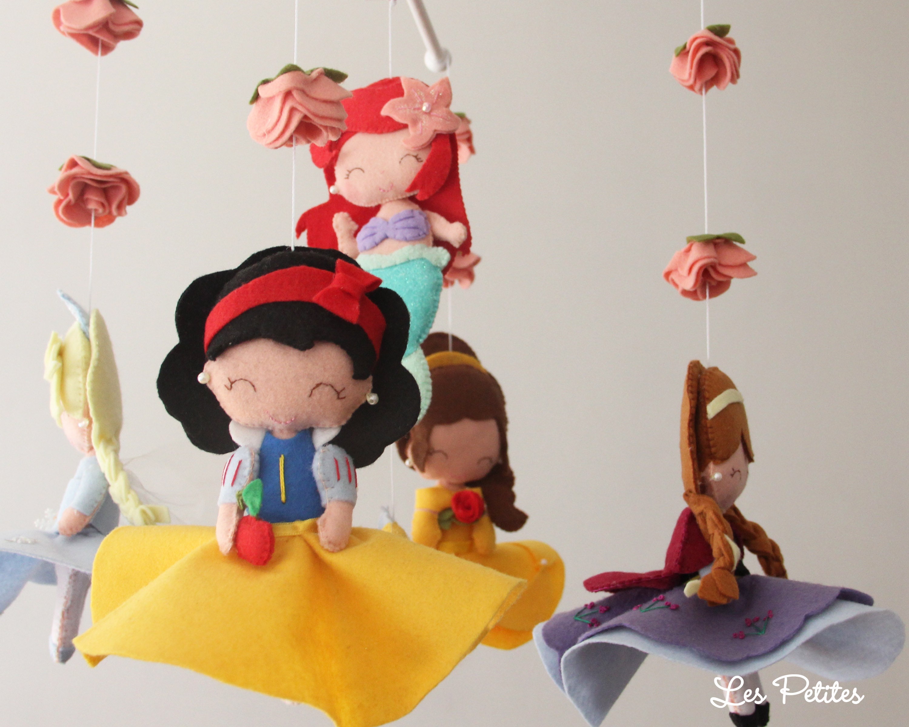 Baby Crib Mobile Princess Nursery Princess Mobile - Etsy Denmark