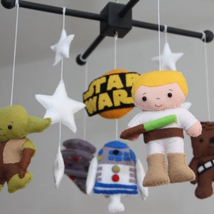 Baby Crib Mobile -baby Mobile- Star Wars Mobile - Nursery Star Wars ...