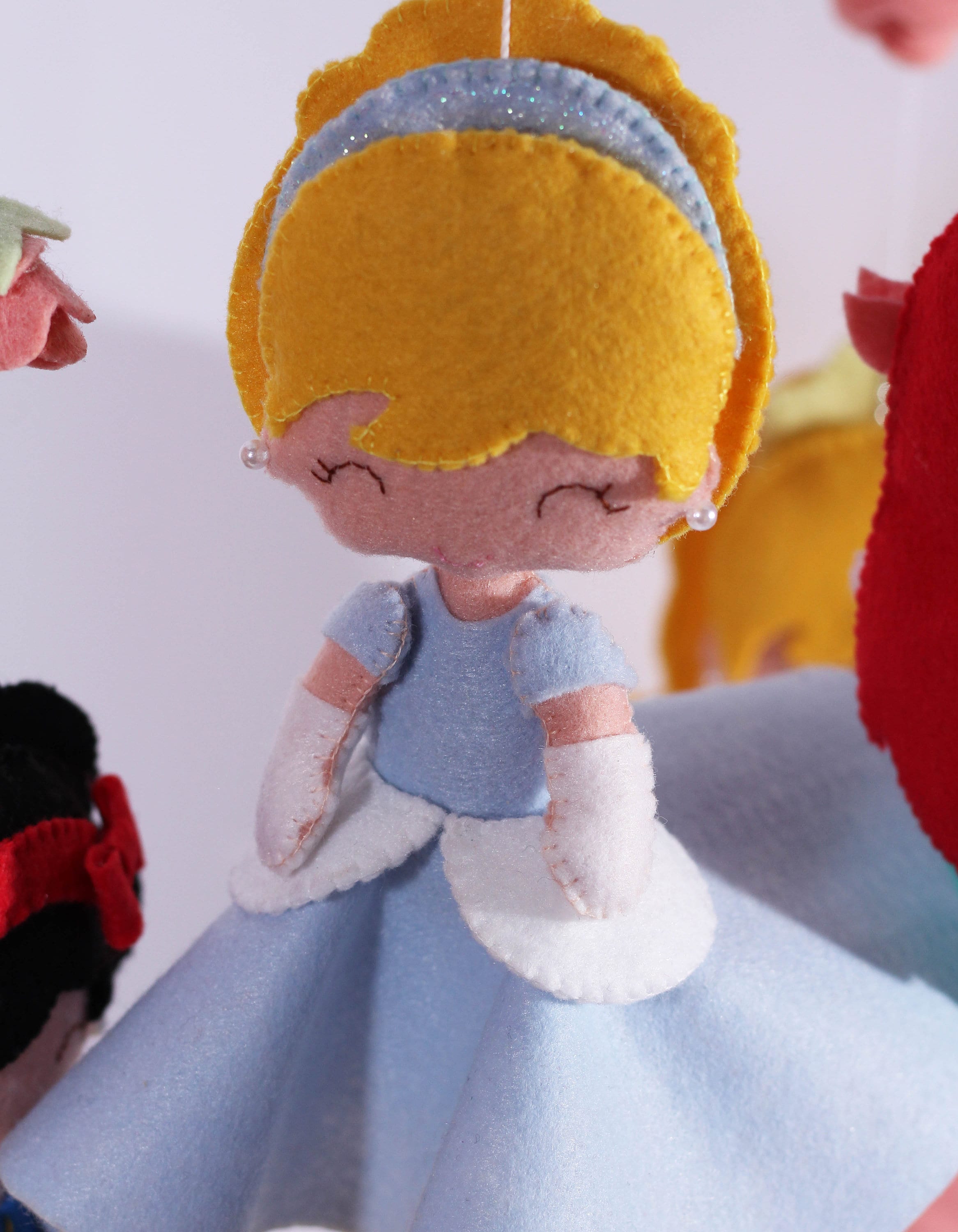 Baby Crib Mobile Princess Nursery Princess Mobile - Etsy