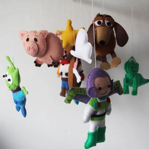 Baby Crib Mobile - Toy Story - Nursery Toy Story Mobile - Woody,potato ...