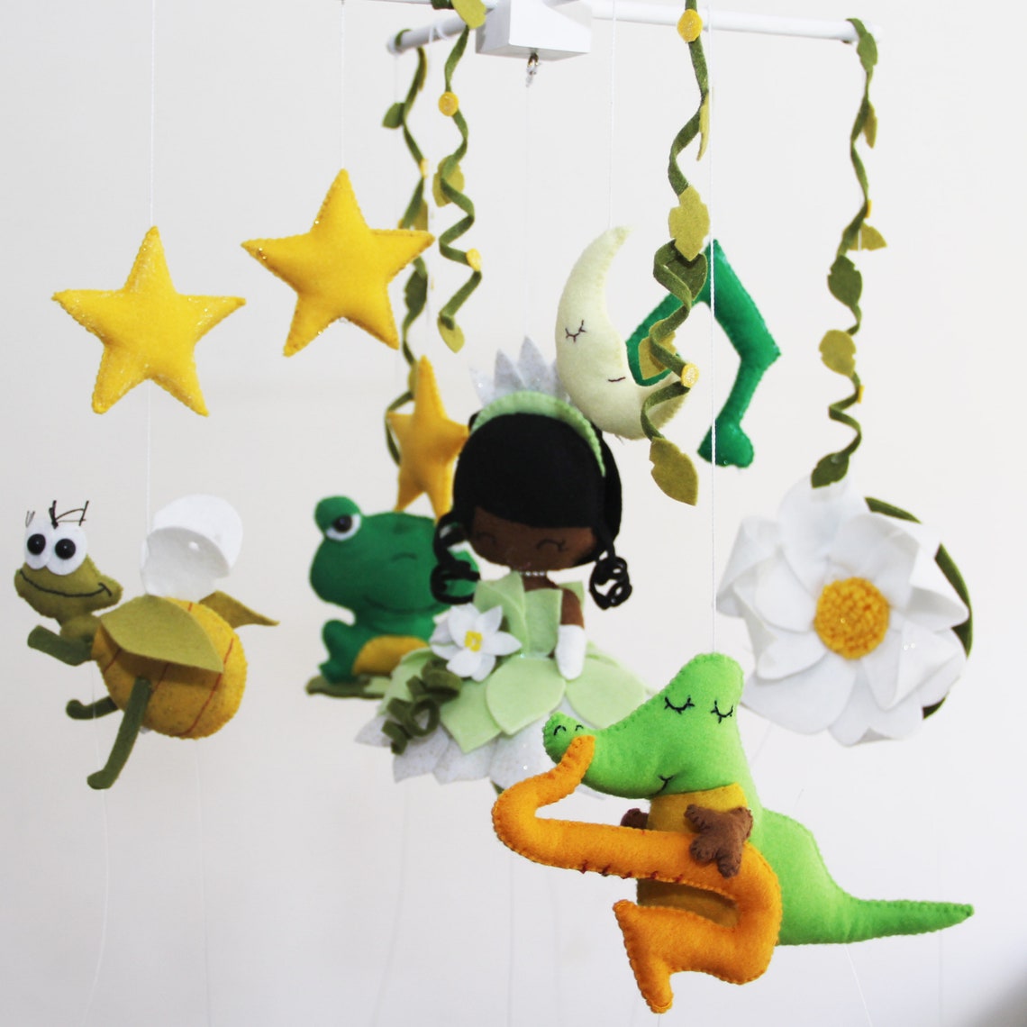 Baby Crib Mobile Princess Nursery Princess Mobile tiana - Etsy
