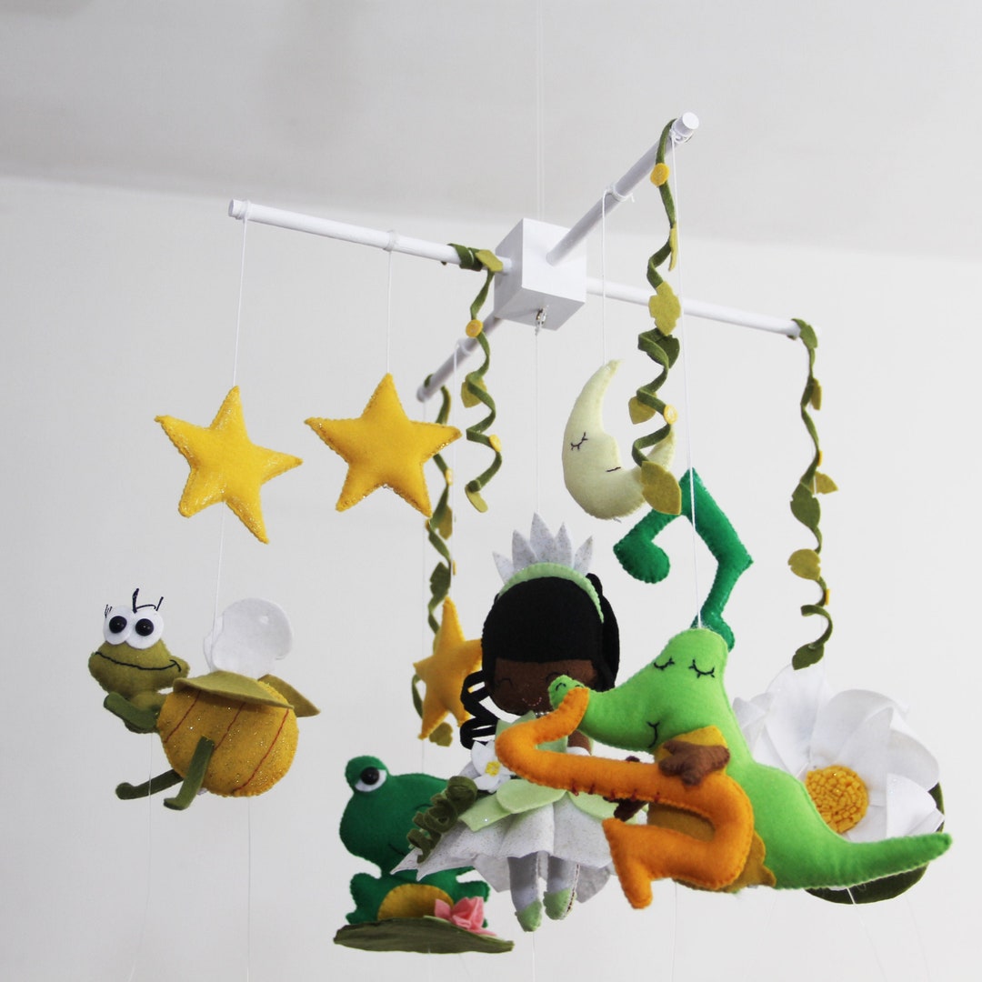 Baby Crib Mobile Princess Nursery Princess Mobile tiana - Etsy