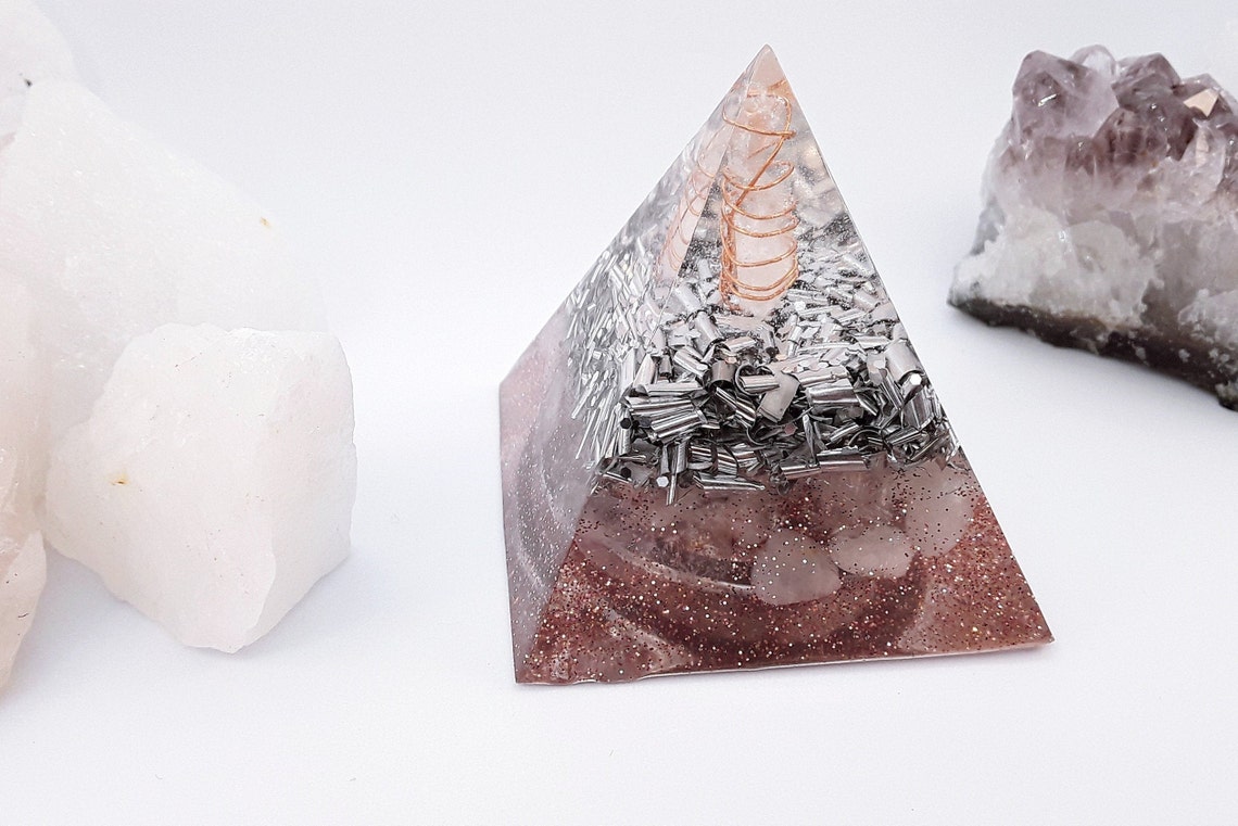 Orgonite Pyramid Orgone EMF Protection Orgone Pyramid | Etsy