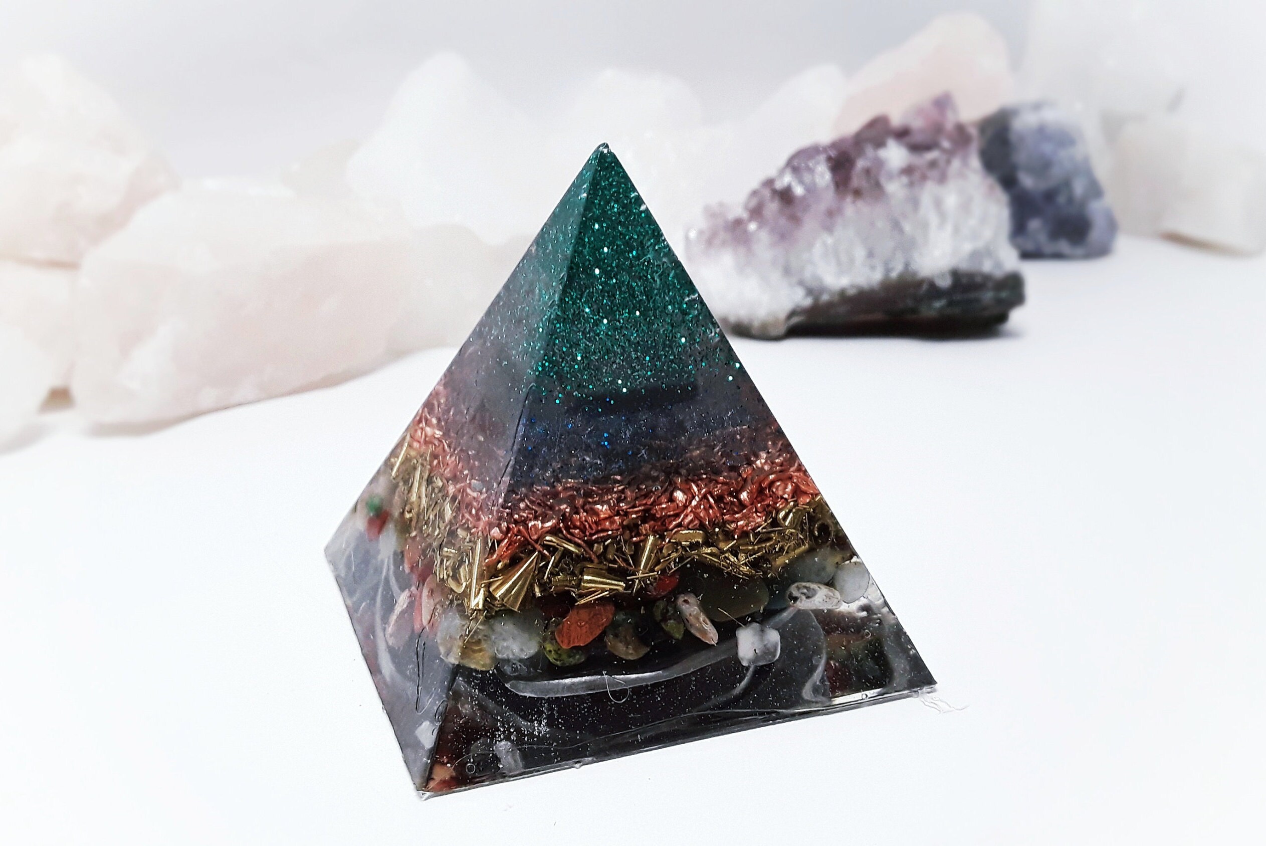 Orgone Pyramid 5g EMF Protection Orgonite Home Protection - Etsy