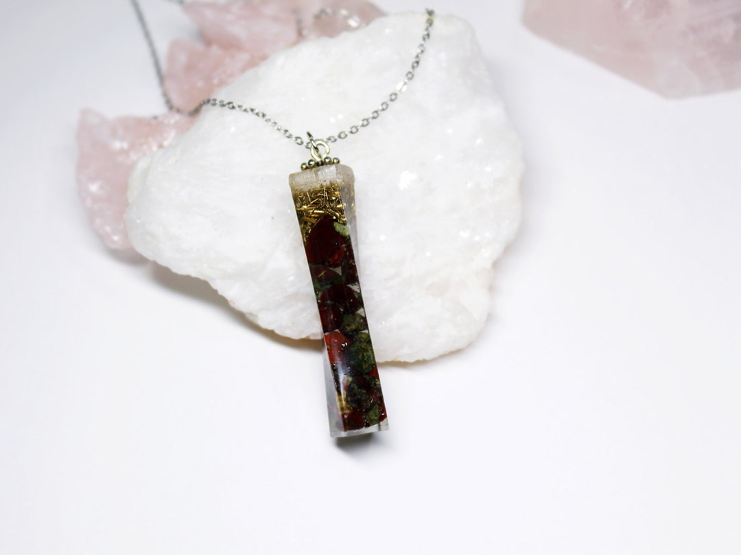 Pendentif orgonite, collier orgone, bijoux de protection EMF, guérison ...