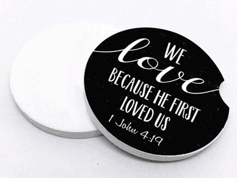 Bible Verse Custom Ceramic Car Coasters Bible Verse Coasters - Etsy