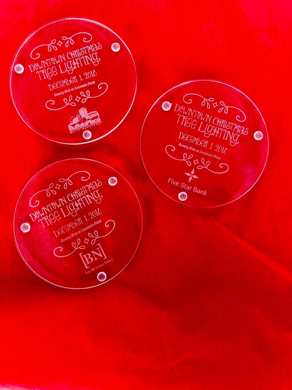 Personalized Round Glass Coaster