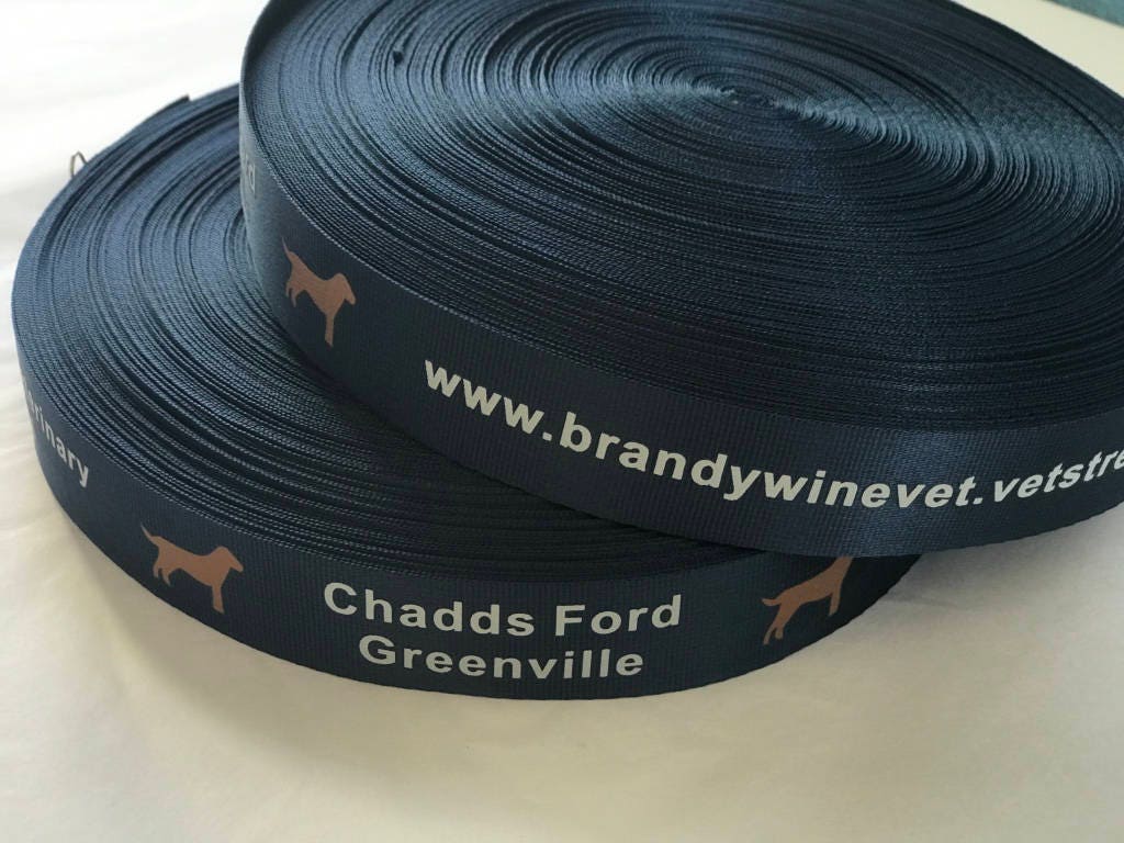 Personalized Custom Printed Grosgrain Ribbon Full Color - Etsy