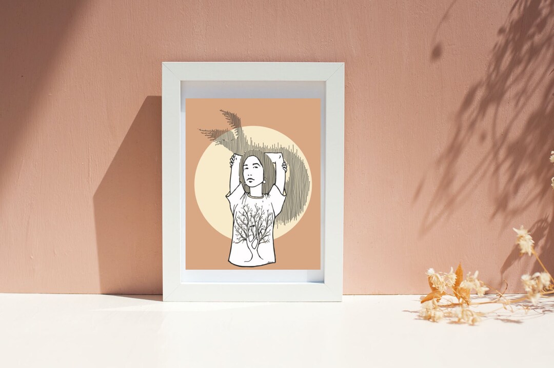 Just A Perfect Day/printable Art/digital Print/ink Drawing/wall Art ...