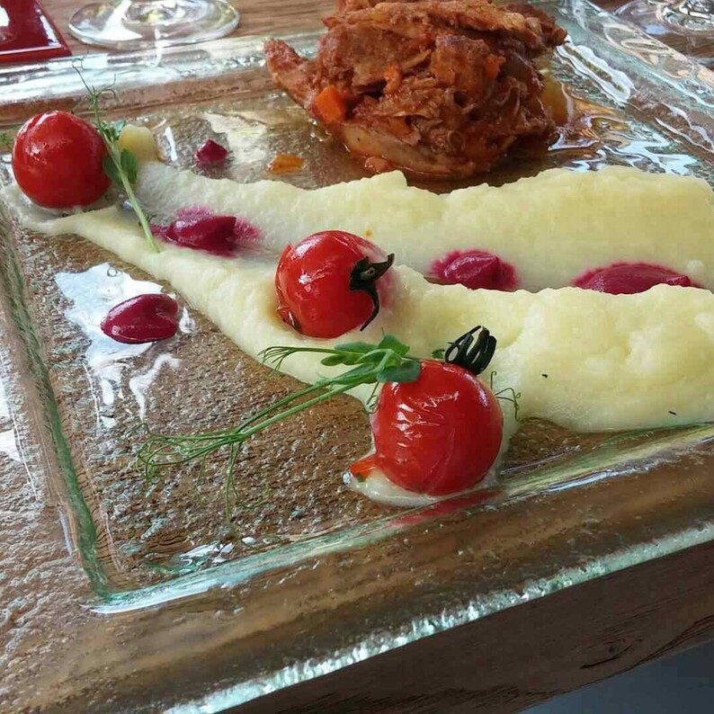 Set of 12 Square Gourmet Main Course Plates Size 12 1/4 | Etsy