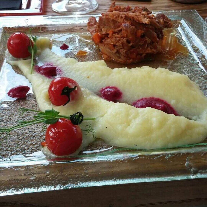 Set of 12 Square Gourmet Main Course Plates Size 12 1/4 31 Cm. Modern ...