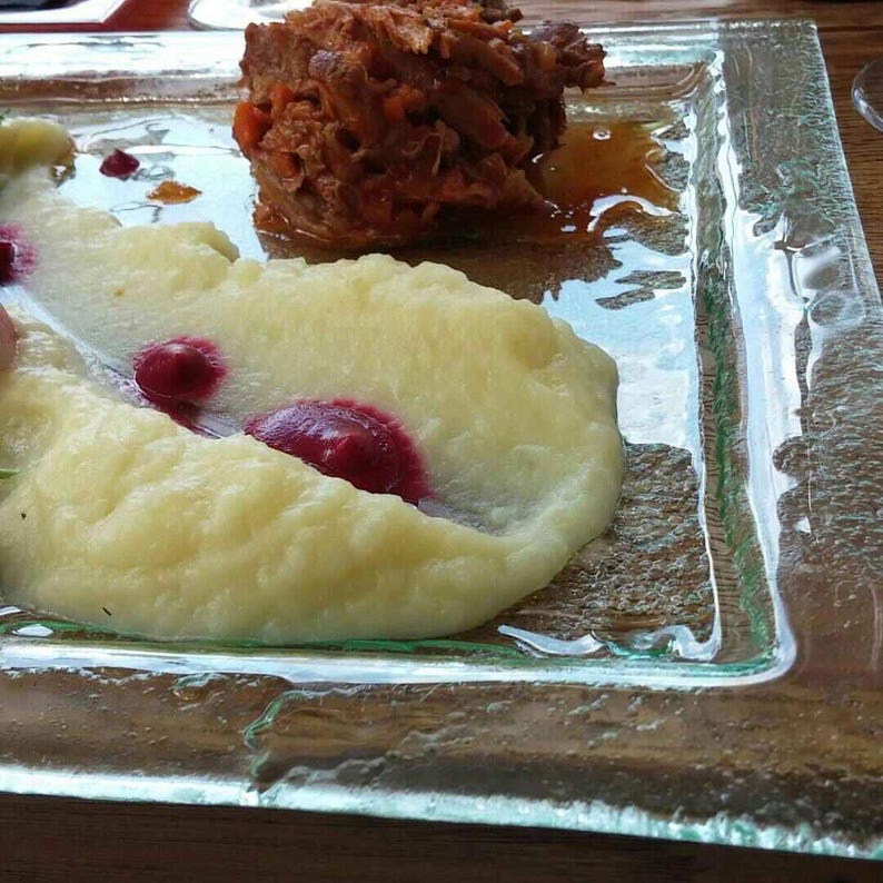 Set of 12 Square Gourmet Main Course Plates Size 12 1/4 31 Cm. Modern ...