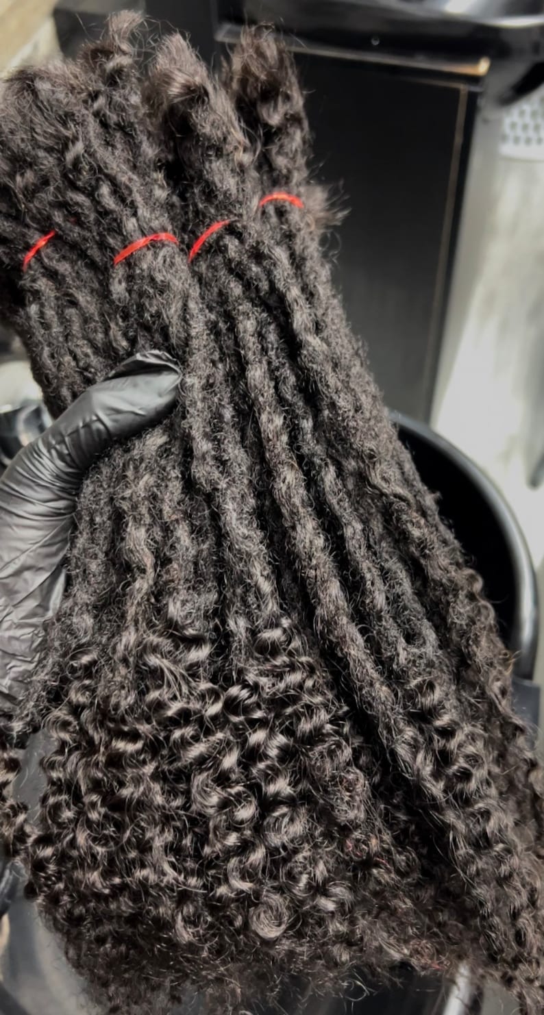 CURLY ENDS Loc Extensions Custom Handmade Loc Extension - Etsy