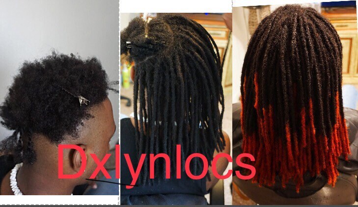 Extensions CUSTOM HAND-MADE Loc Extension Human Hair Dye - Etsy UK