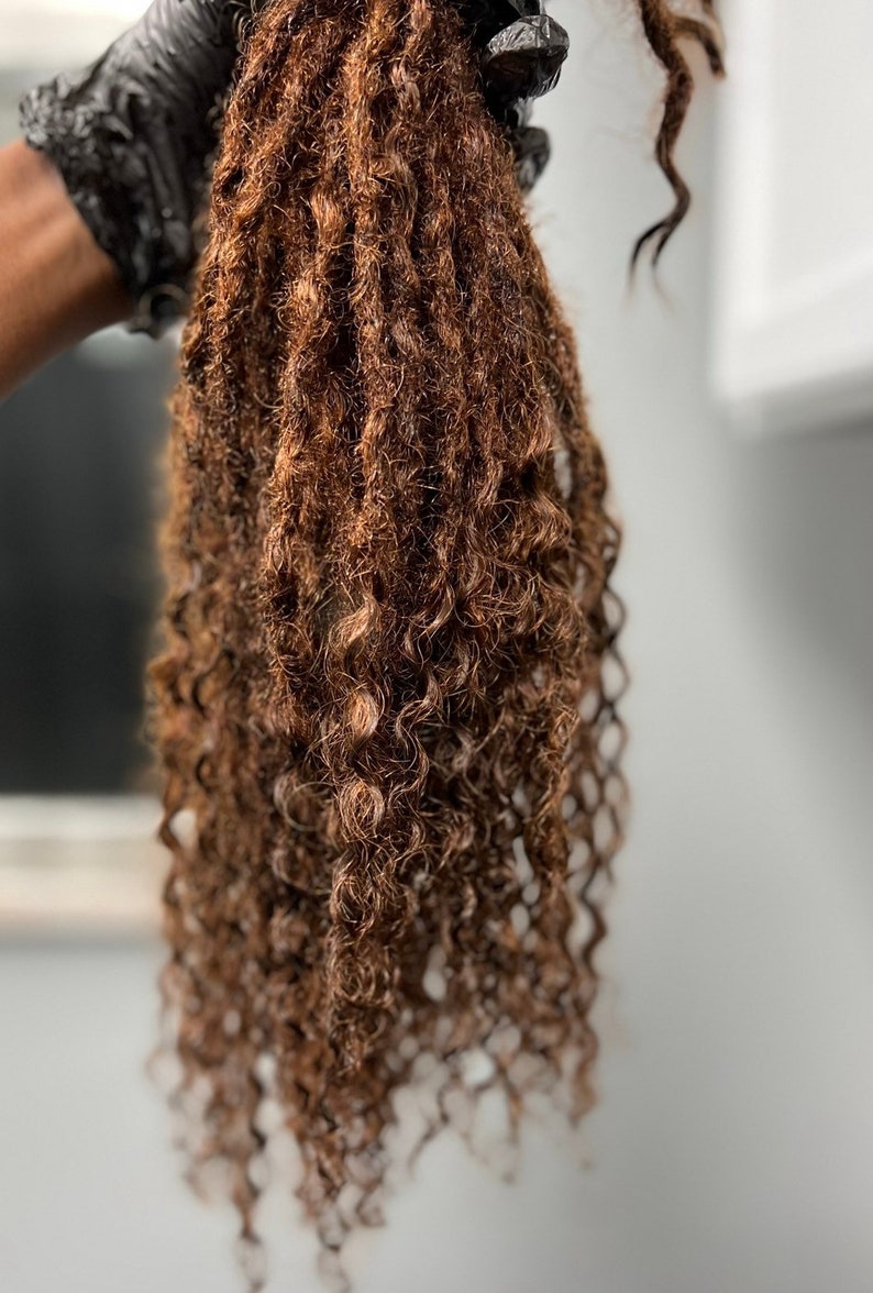 CURLY ENDS Loc Extensions Custom Handmade Loc Extension - Etsy