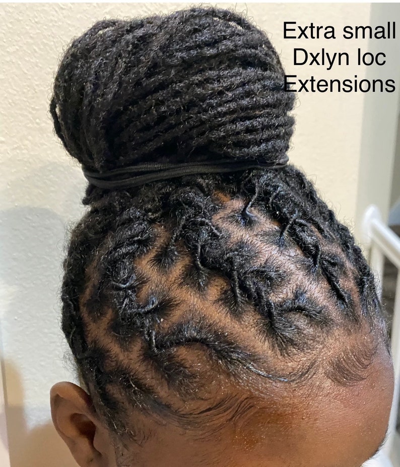 Extensions CUSTOM HAND-MADE Loc Extension Human Hair Dye - Etsy