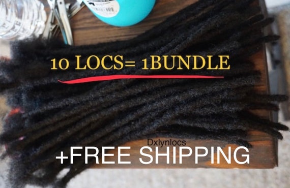 Extensions CUSTOM HAND-MADE Loc Extension Human Hair Dye - Etsy