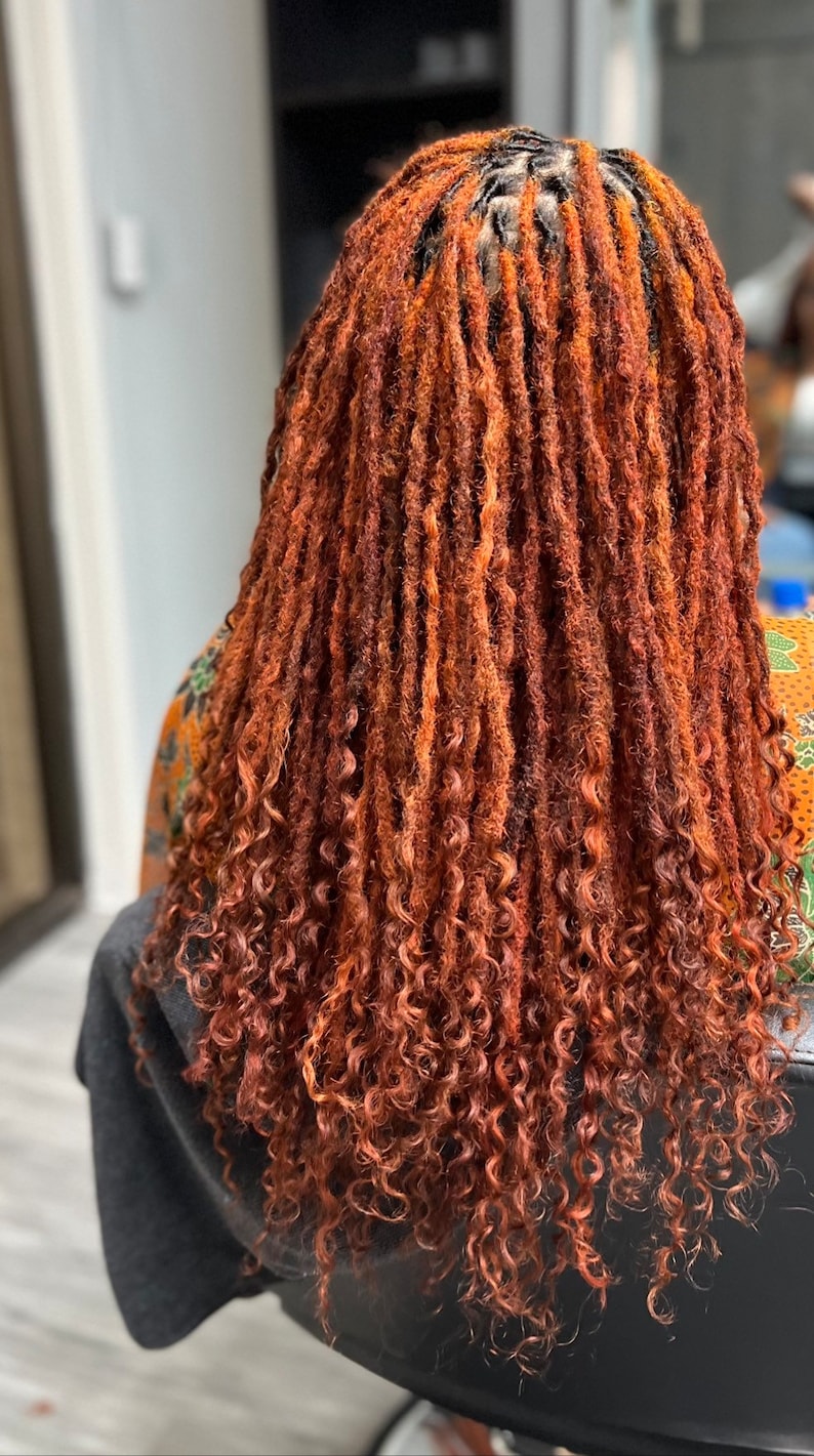 CURLY ENDS Loc Extensions Custom Handmade Loc Extension - Etsy