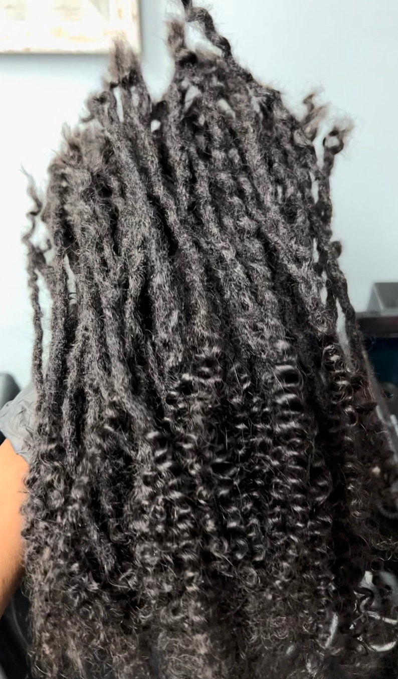 CURLY ENDS Loc Extensions Custom Handmade Loc Extension - Etsy