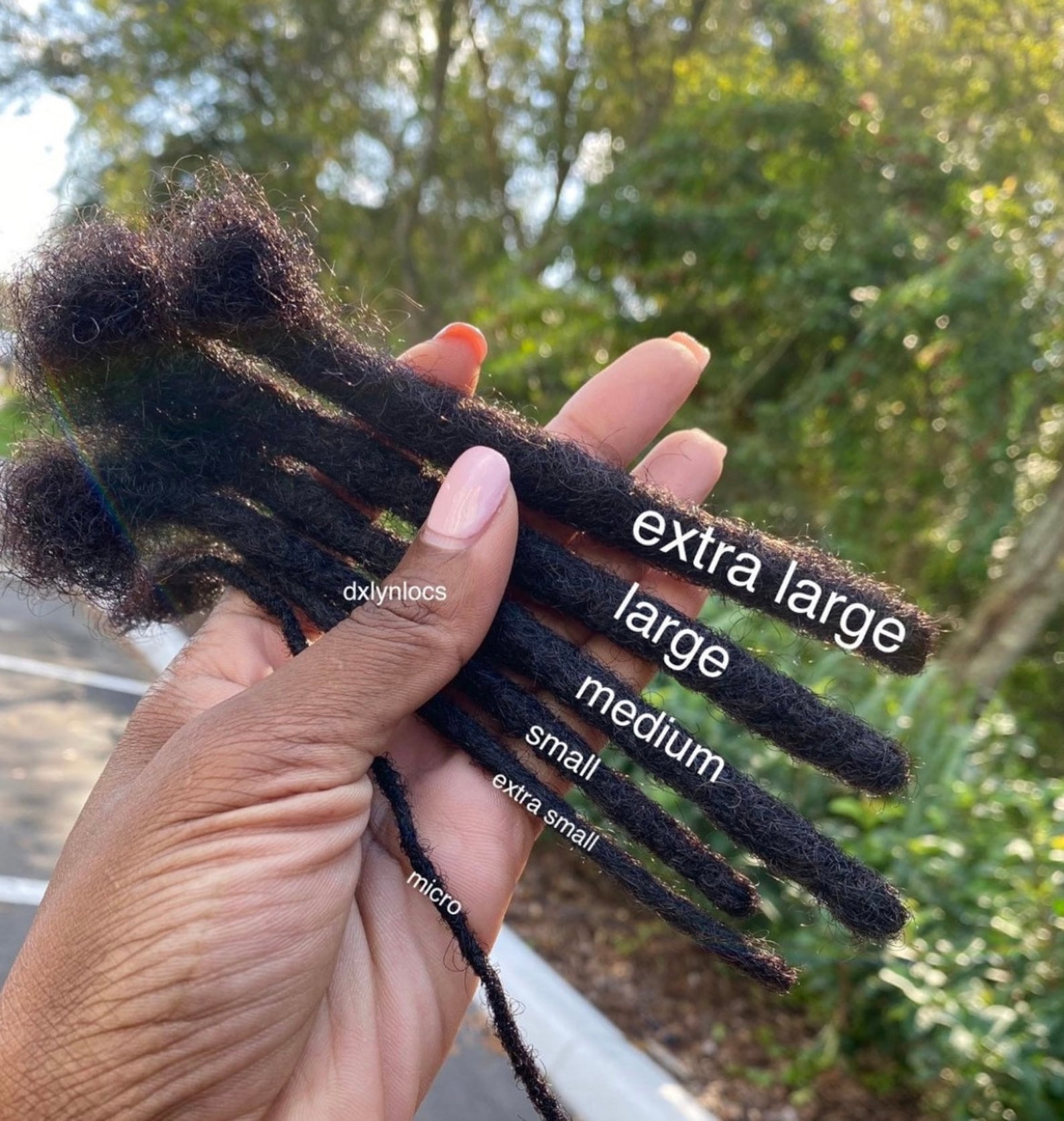 CURLY ENDS Loc Extensions Custom Handmade Loc Extension Human Hair Dye ...