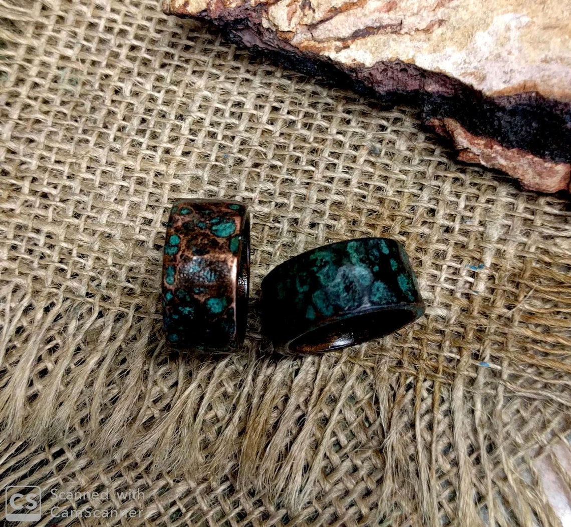 Rustic Black Copper Ring. 2.5 3 Mm Thickness. | Etsy