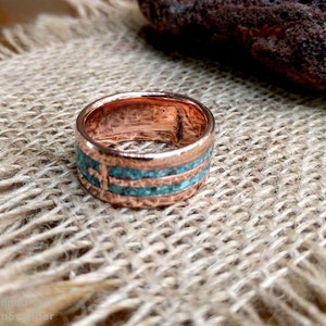 Turquoise Cross Band. - Etsy