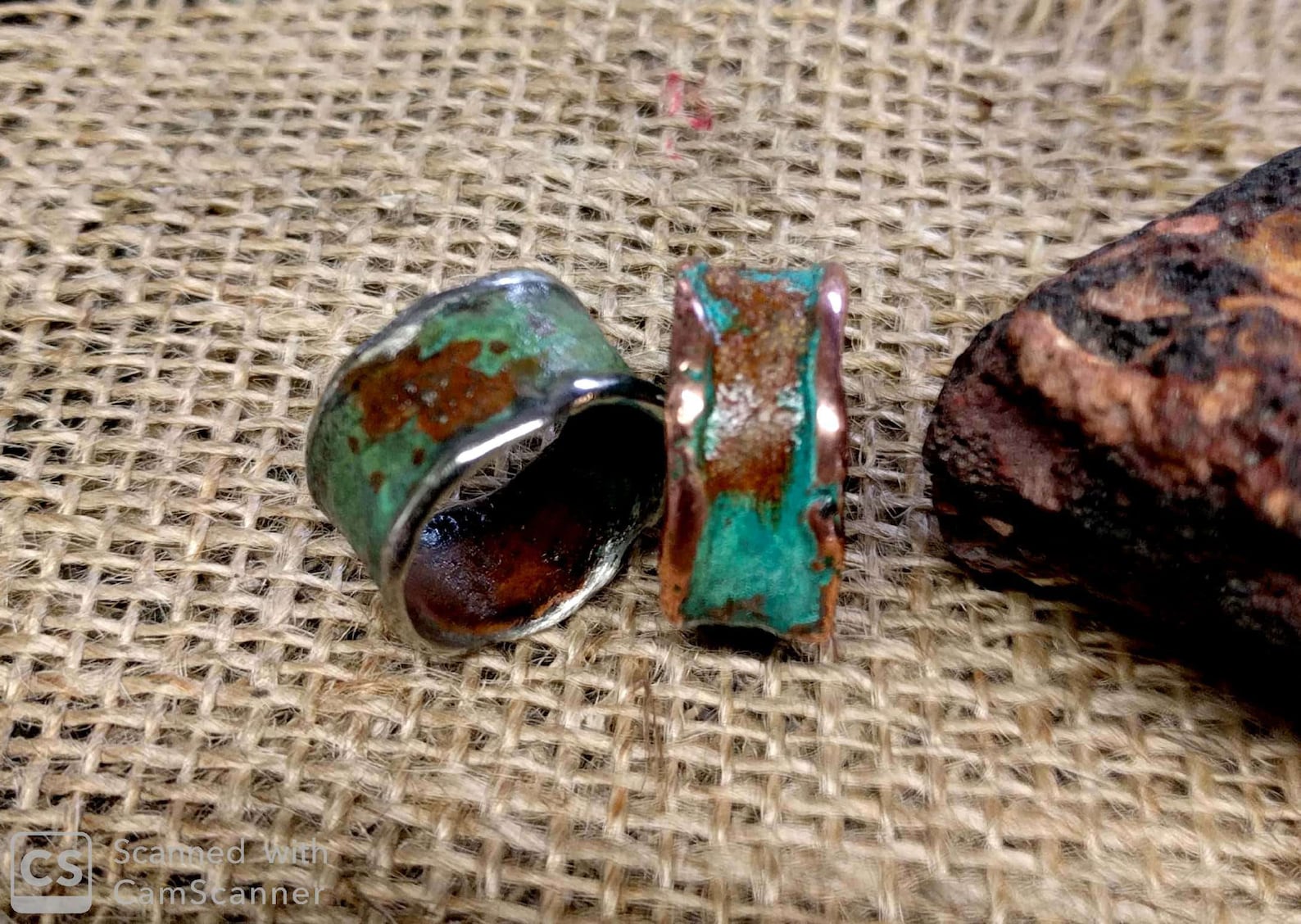 Mixed Patina Copper Ring Band. 10mm, 12 and 14 Mm Choice. - Etsy