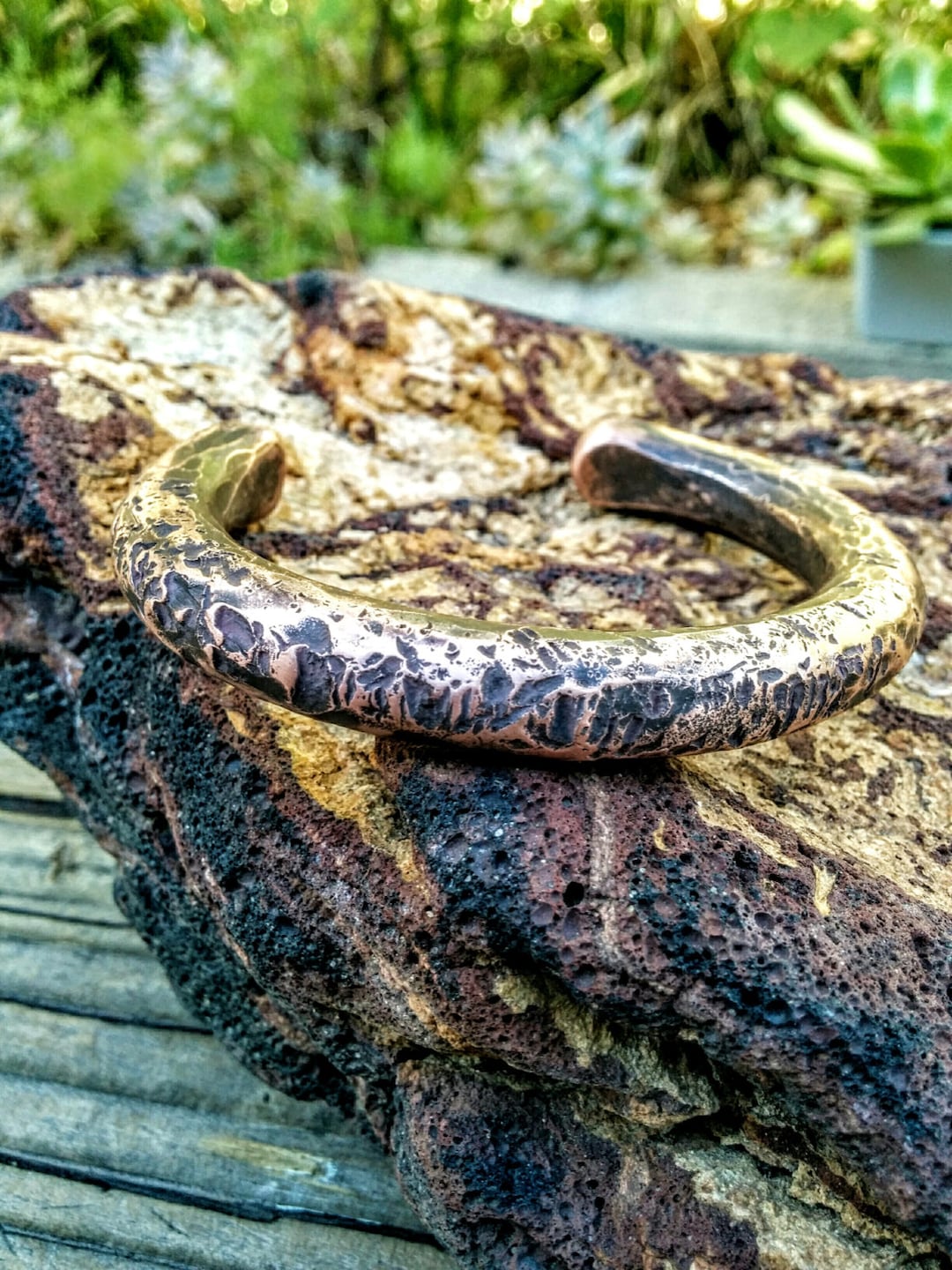 Black OX Heavy Copper Cuff Bracelet. 9.6mm X 9.4mm Thick and Wide ...