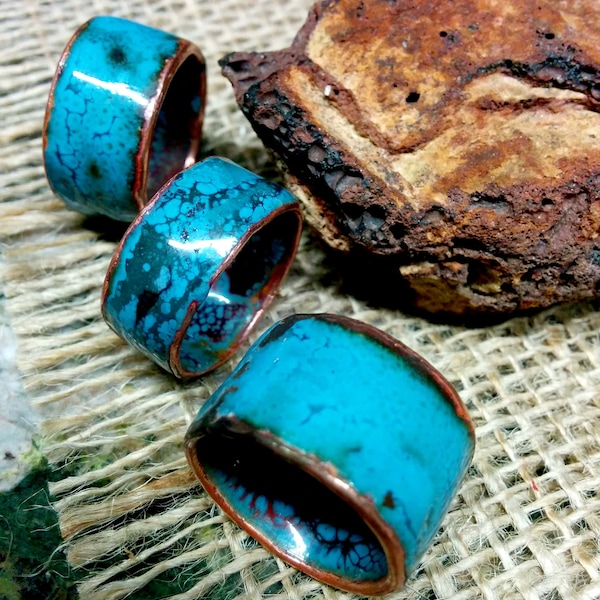 Copper Enamel Jewelry - Etsy
