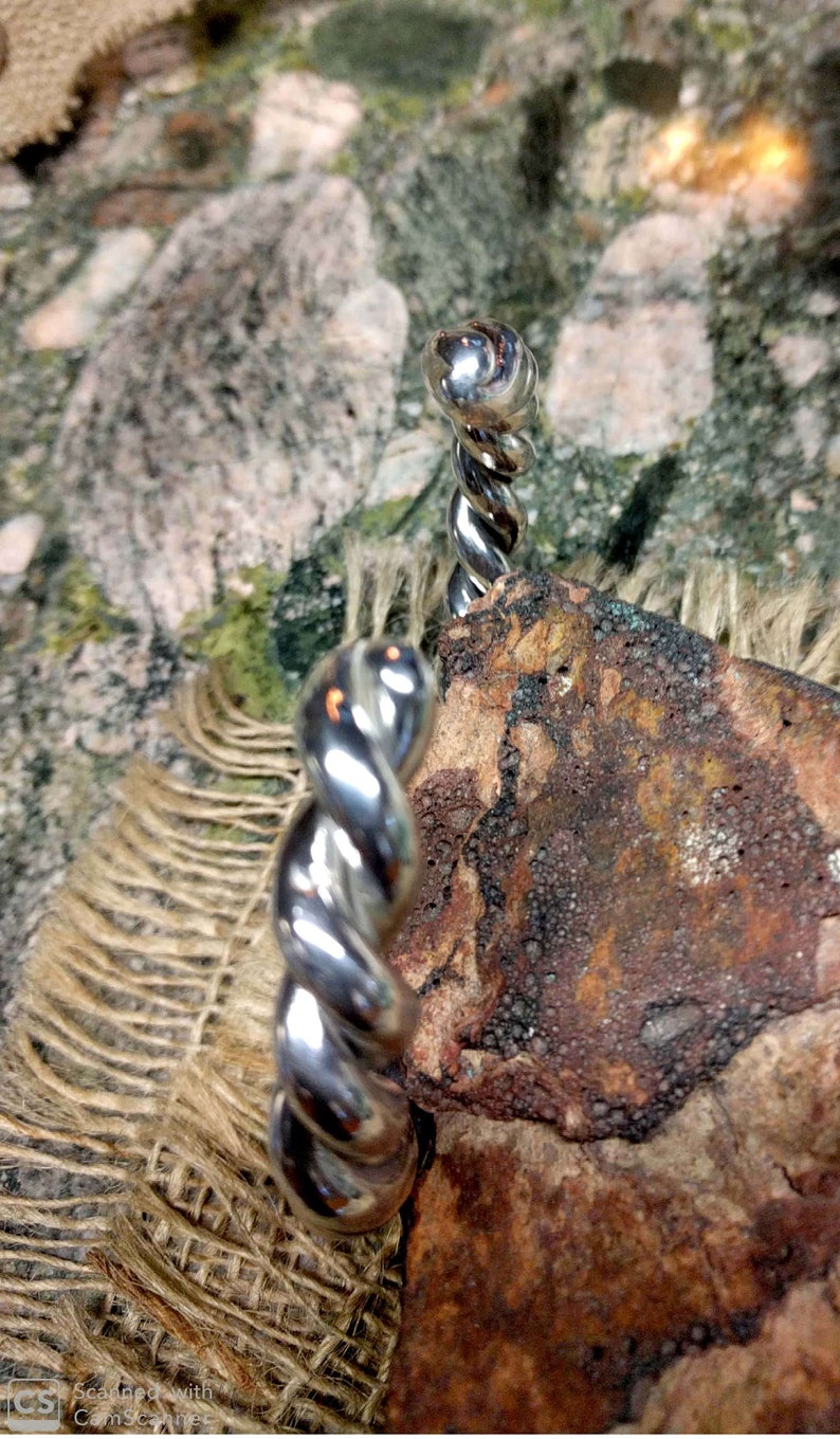 Twisted Copper Sterling Cuff Bracelet. 4 Gage Copper and - Etsy