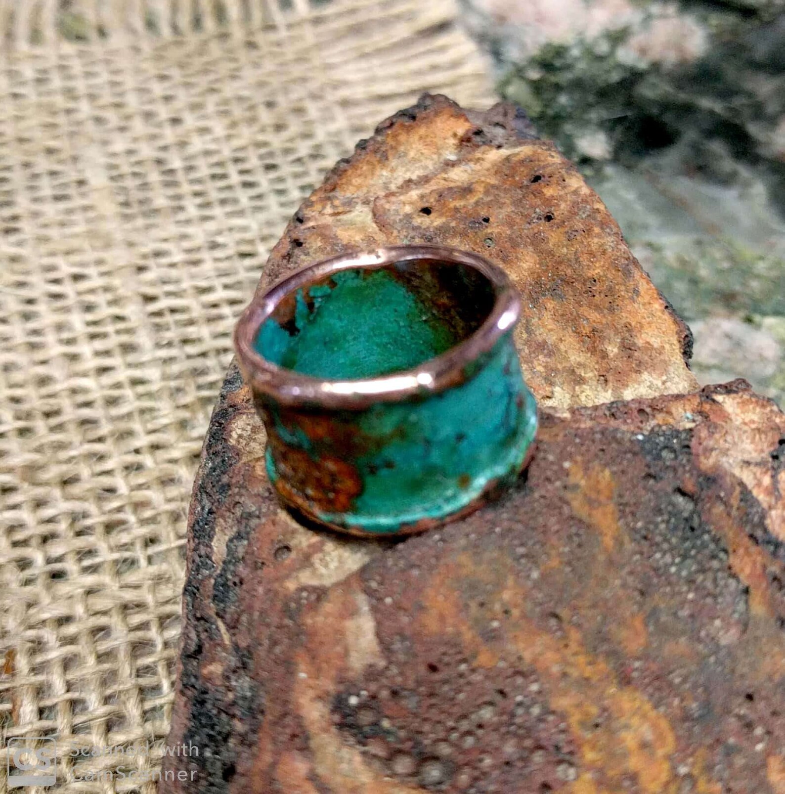 Mixed Patina Copper Ring Band. 10mm 12 and 14 Mm Choice. - Etsy