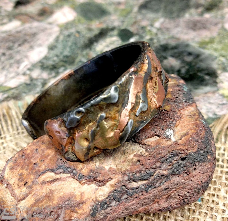 Heavy Textured Iron Cuff. 4 X 19 Mm Thick and Wide. - Etsy