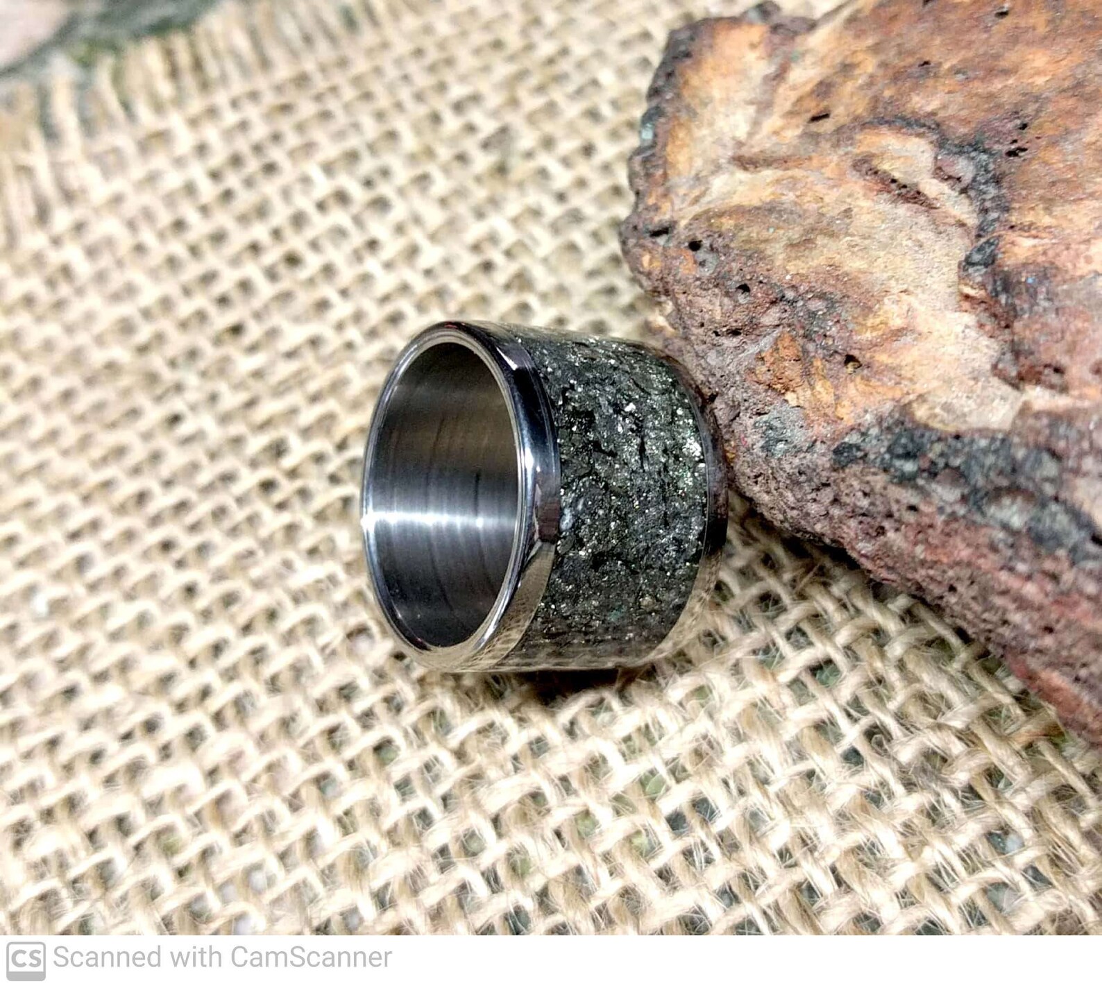 Mens Pyrite Ring Band. 2.5mm Thickness.8 10 12 13 15mm Wide - Etsy