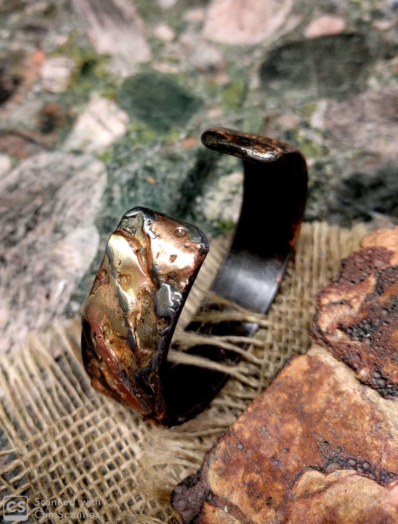 Heavy Textured Iron Cuff. 4 X 19 Mm Thick and Wide. - Etsy