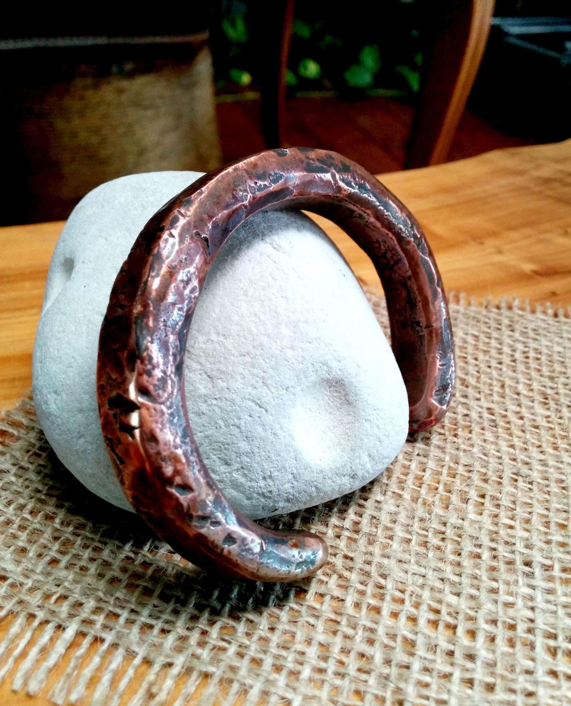 Solid Heavy Copper Cuff Bracelet. 9 X 14 Mm Thick and Wide. - Etsy