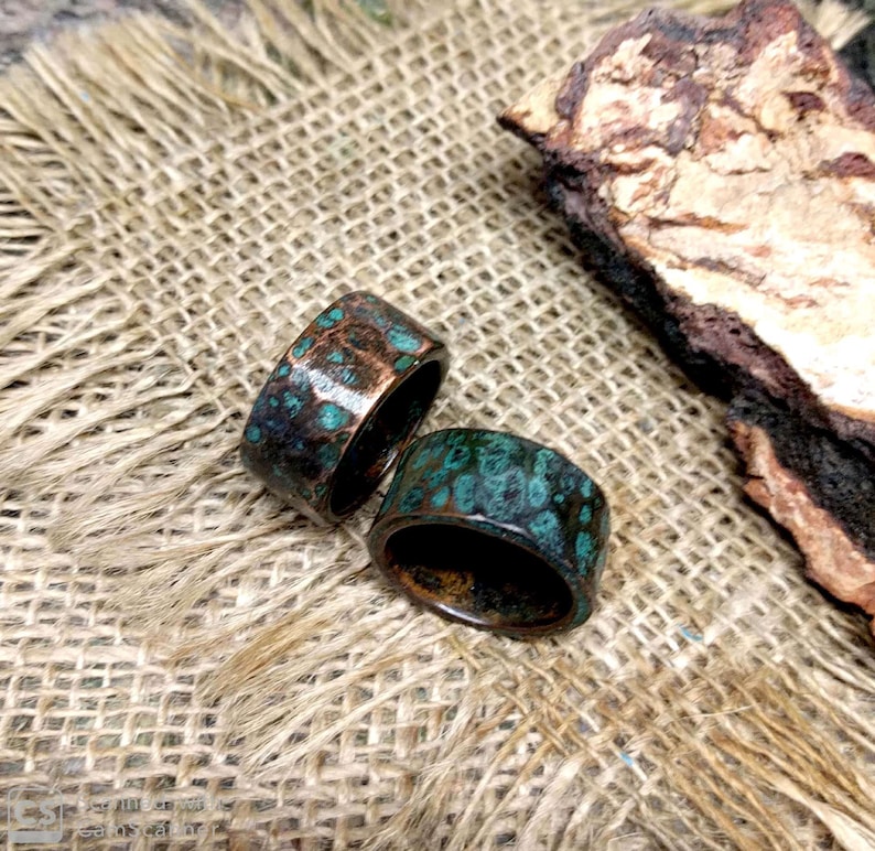 Rustic Black Copper Ring. 2.5 3 Mm Thickness. | Etsy