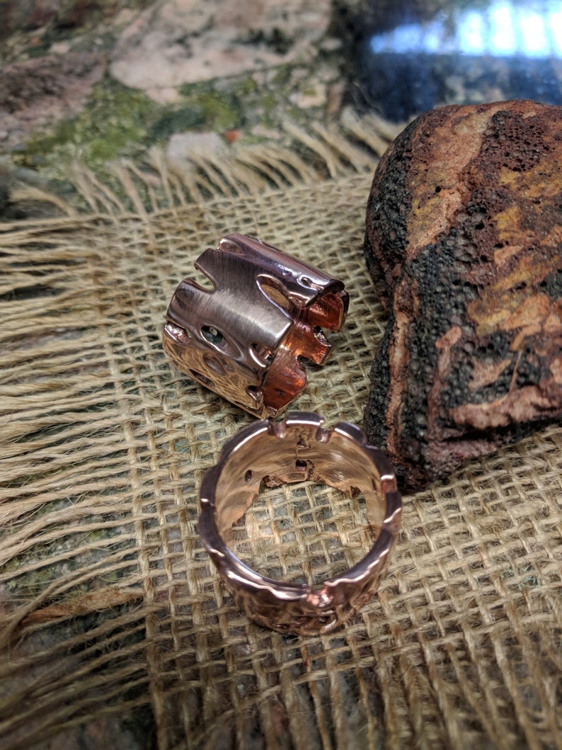 Mens Copper Band. 2.5 mm X 14 mm Thick and Wide. | Etsy