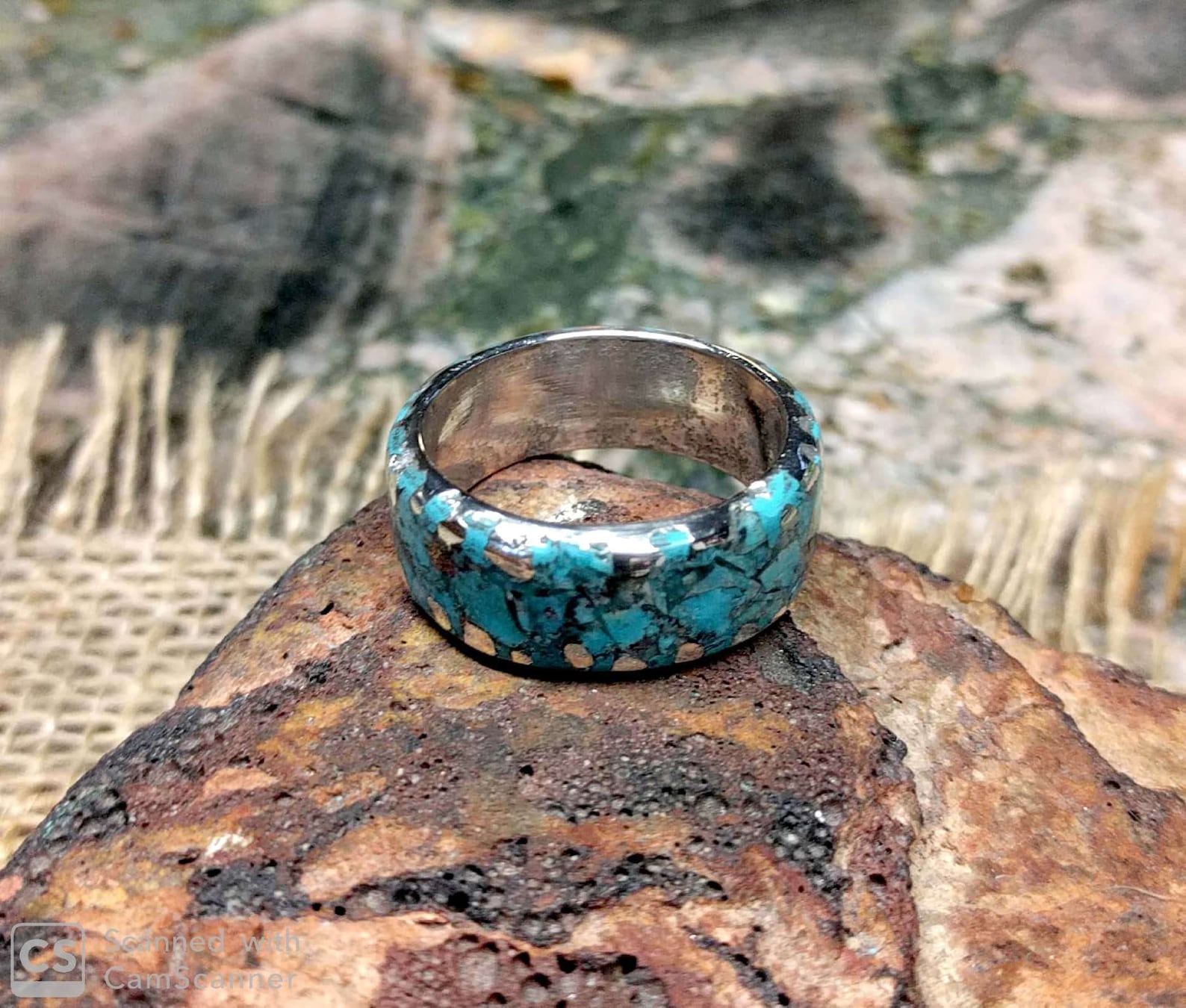 10 mm Nacozari Sterling Ring Band. 2.5-3 mm Thickness. | Etsy