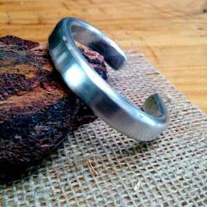 Solid Aluminum Cuff Bracelet. 6 X 12.5mm Thick and Wide. - Etsy