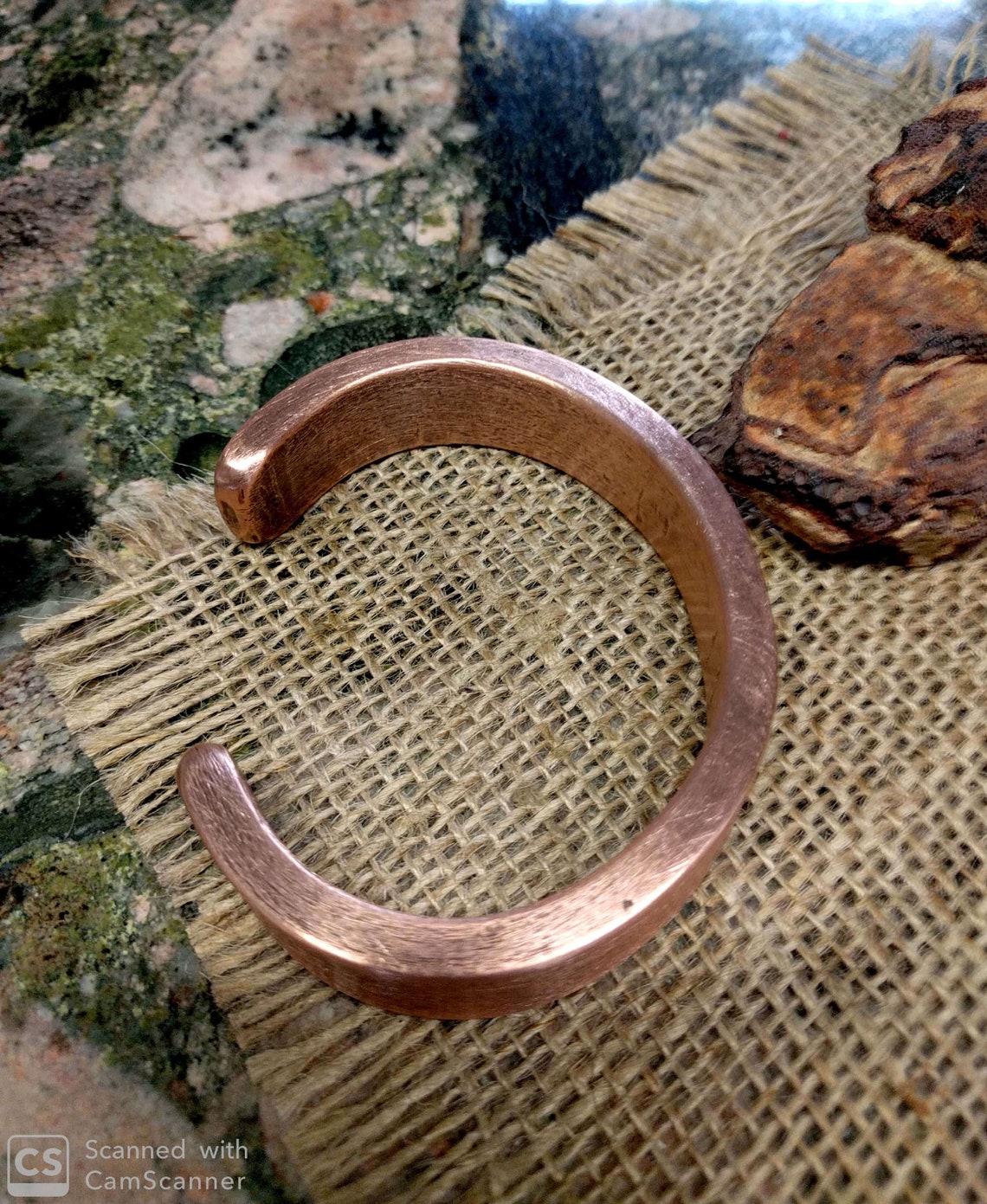 Heavy Copper Cuff. Rough Brushed. 6.5 X 18 Mm Thick and Wide. | Etsy